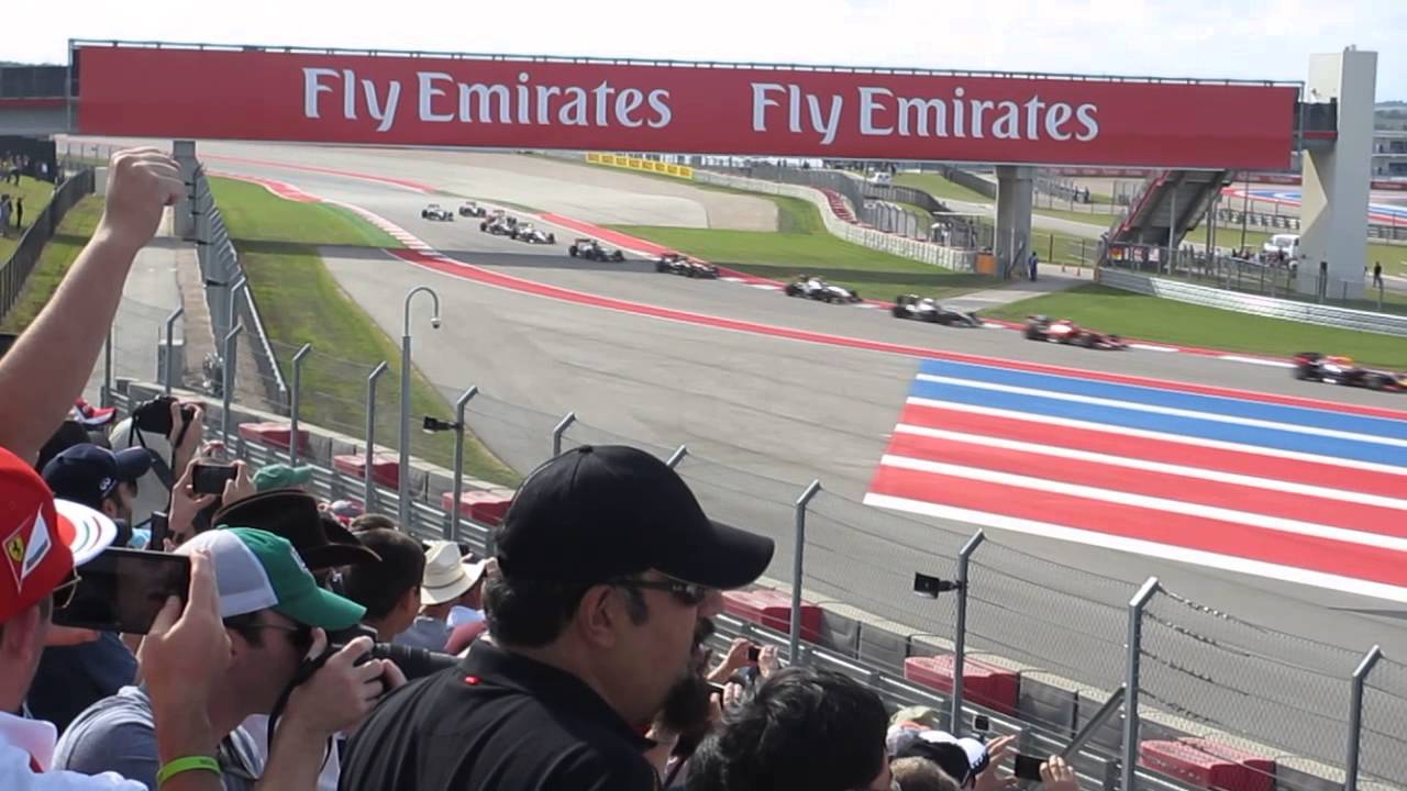 USGP F1 Austin November 2, 2014-First Lap Turns 2-6 - YouTube