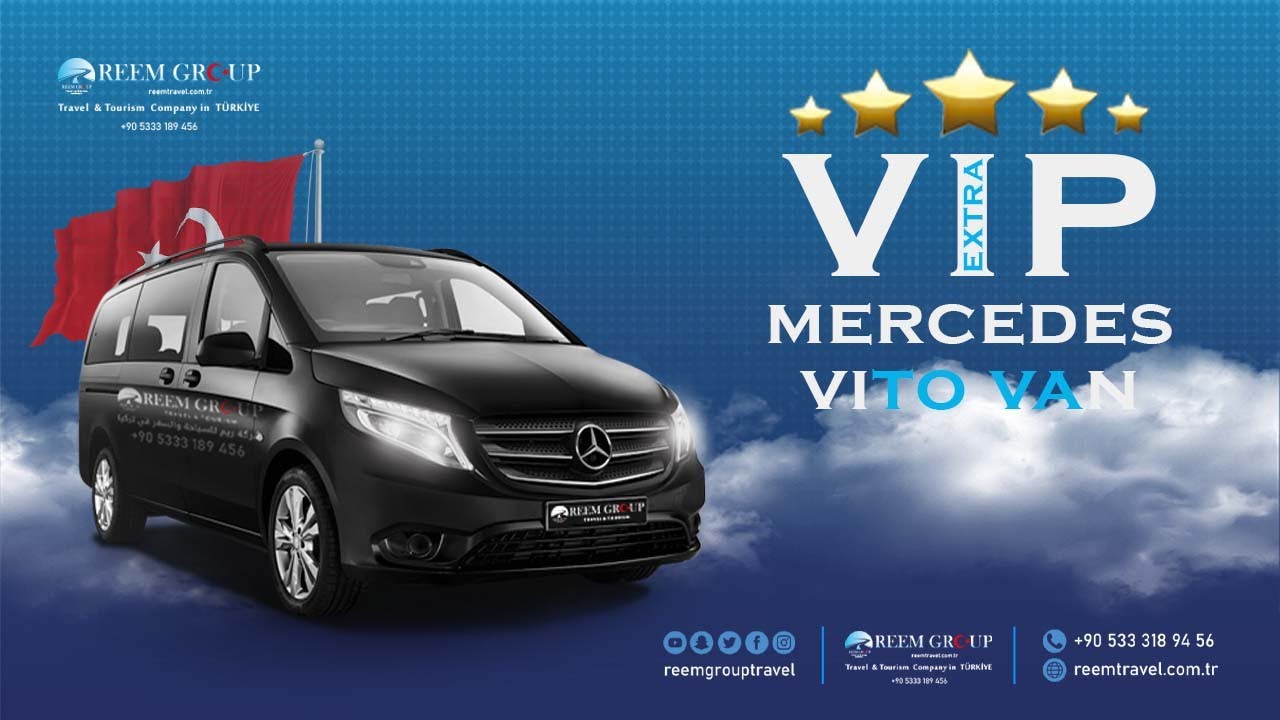 Luxury car rental with driver in Turkey (( VIP Mercedes Vito Van ...