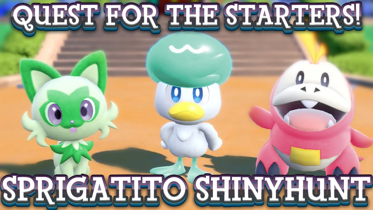 🔴 [LIVE] SPRIGATITO SHINY HUNY At 360 Eggs - Pokémon Violet - YouTube