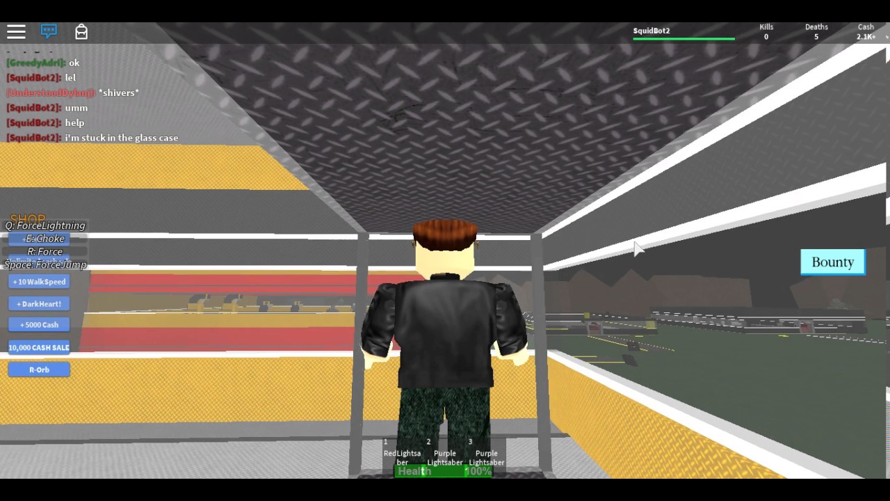 Stuck in a Glass case in Roblox. - YouTube