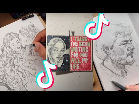 Art Sketchbook TikToks - Arts TikTok Compilation (NO OUTROS) #1