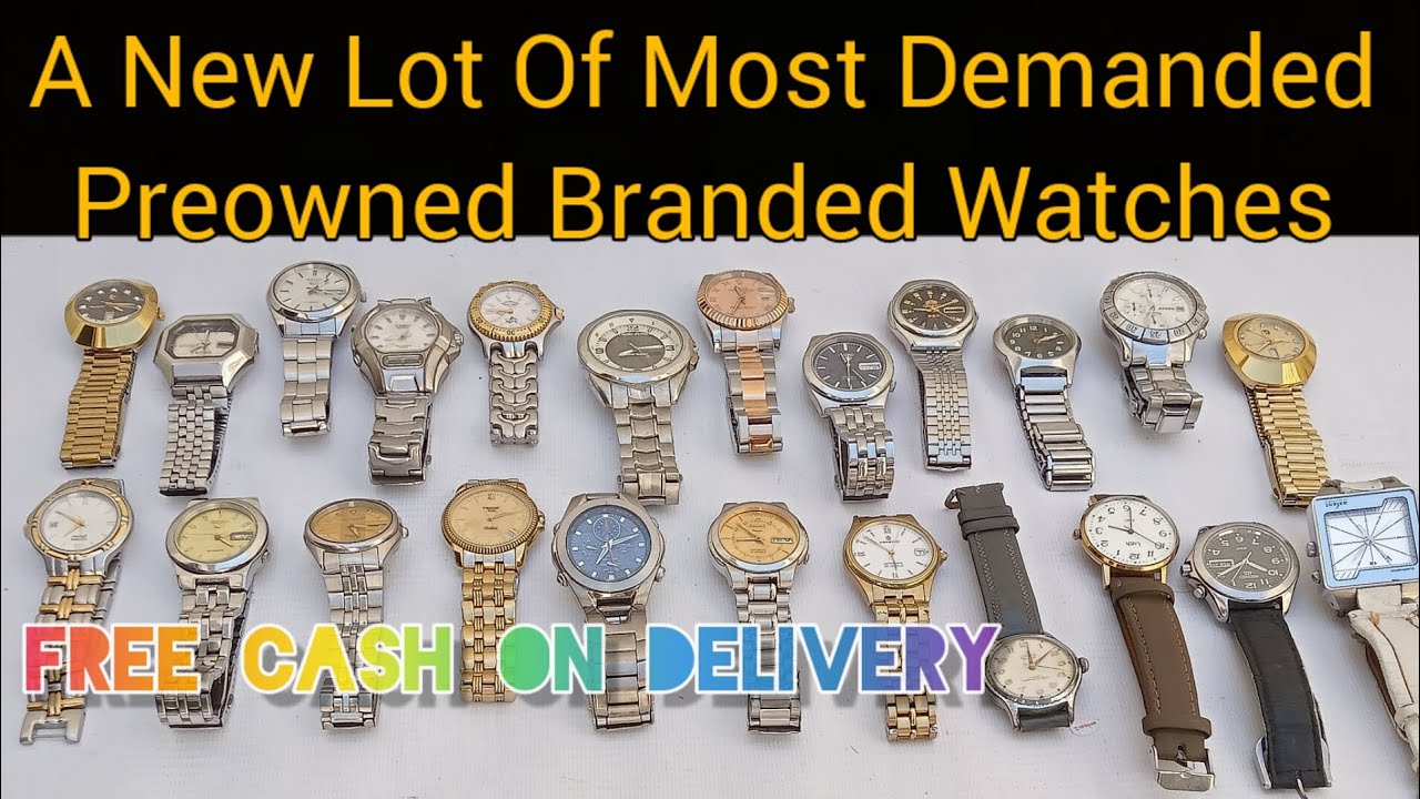 Most Demanded Wrist Watches Lot | Classic Watches - YouTube