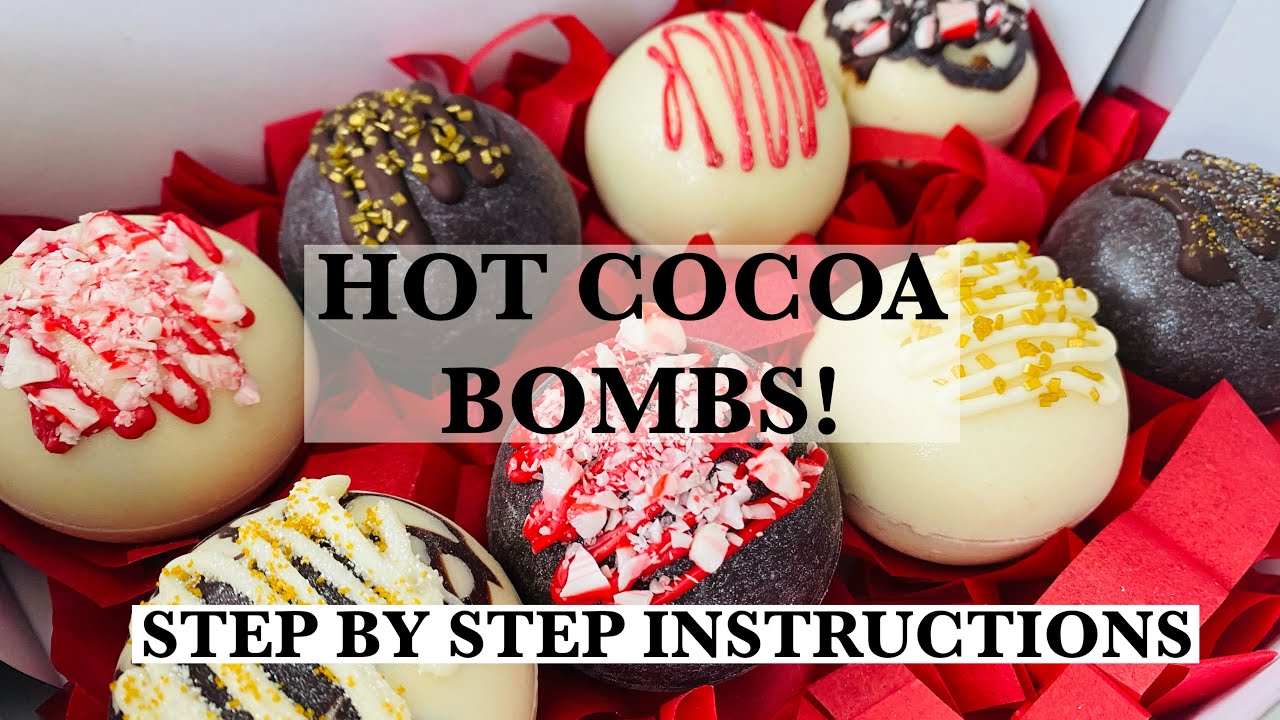 HOT COCOA BOMBS DIY| how to make and gift hot cocoa bombs this season ...