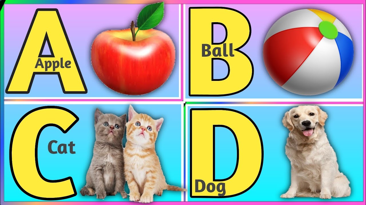 A For Apple / English Alphabet / Learn English Alphabet A to Z ...