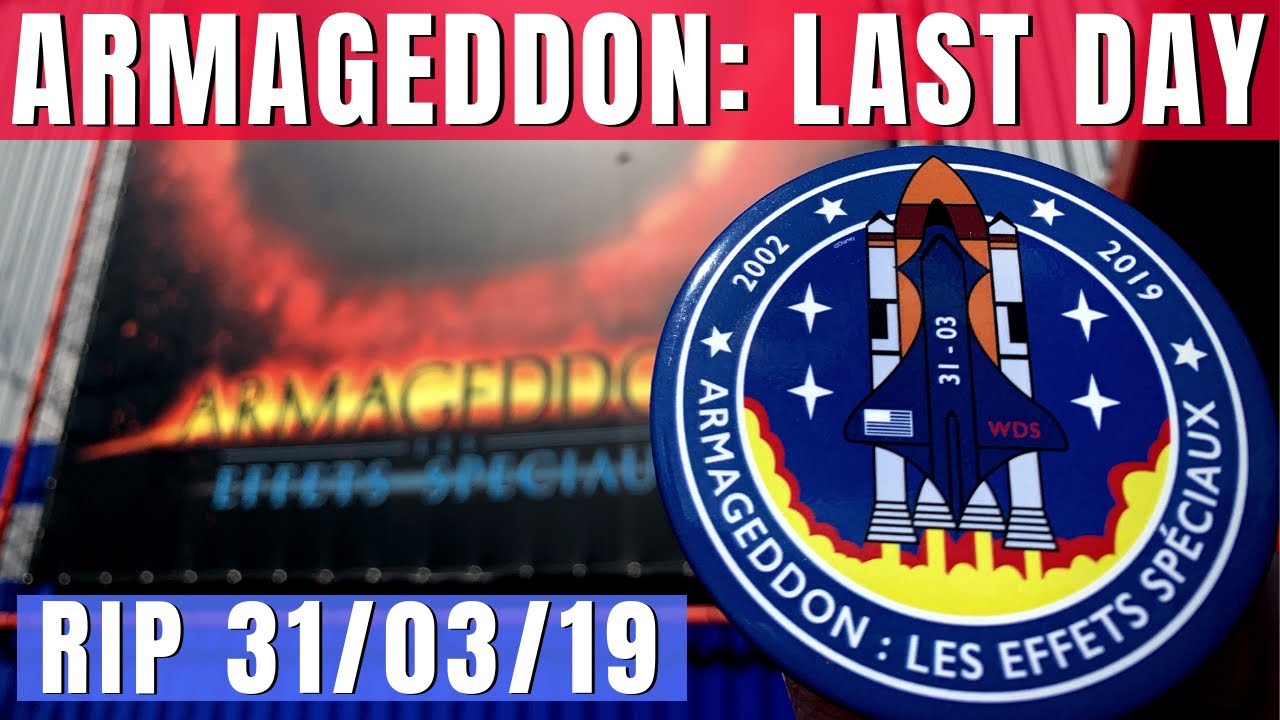 Armageddon Special Effects Show / Final day at Disneyland Paris - YouTube