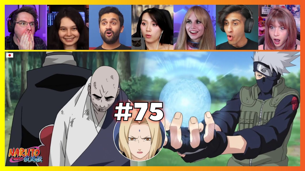 Naruto Shippuden Episode 75 | Kakashi's Rasengan | Reaction Mashup ナルト ...