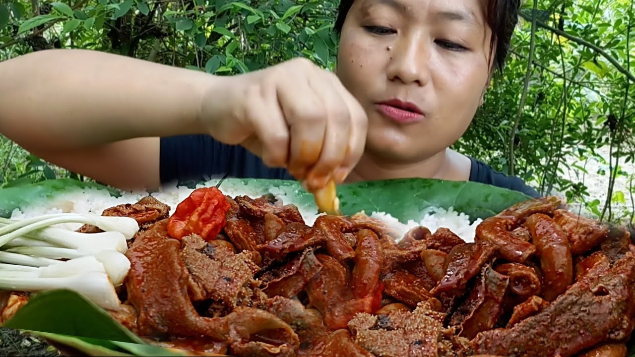 Naga style buff innards recipe, king chilli,naga garlic @Asukivi904 ...