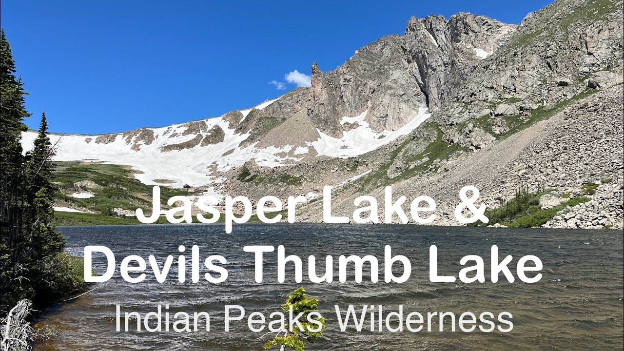 Jasper Lake and Devils Thumb Lake, Indian Peaks Wilderness, Colorado ...