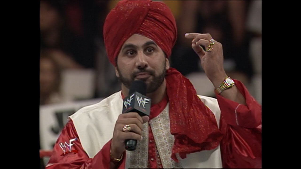 Tiger Ali Singh Makes Fun Of Jim Ross | HeAT Mar 14, 1999 (REQUEST ...