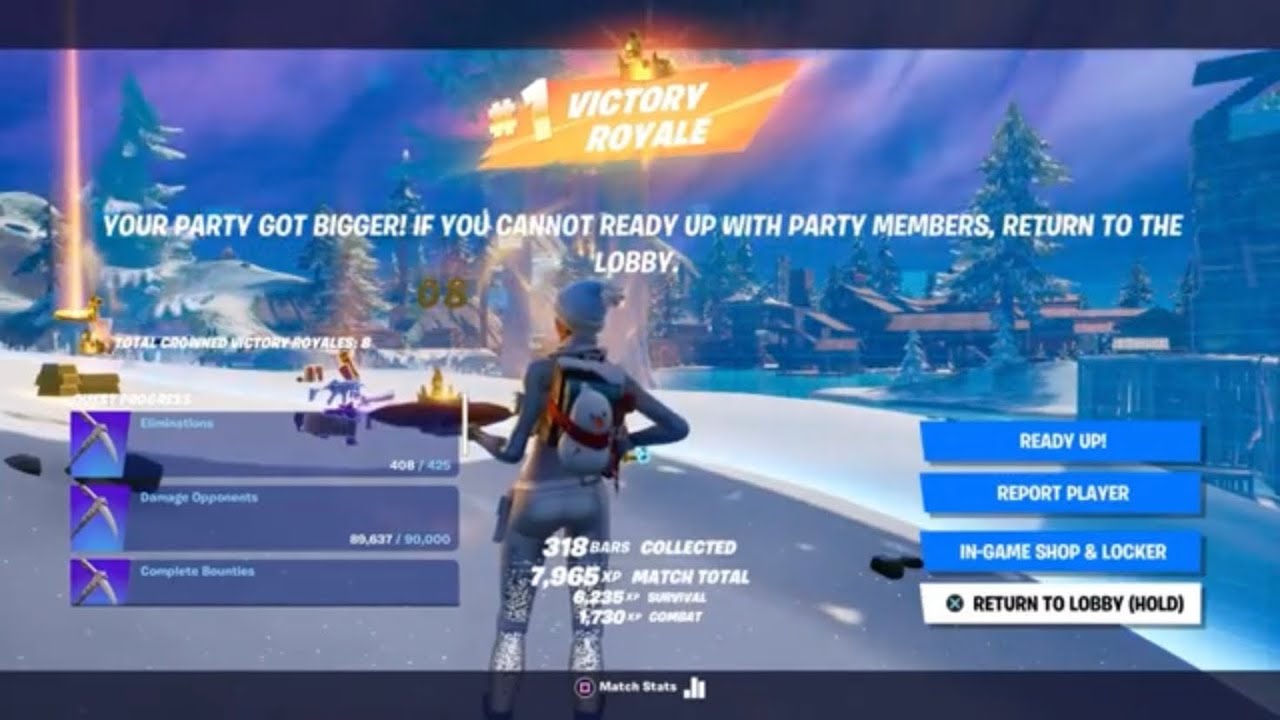 First Victory as Frost Squad in Fortnite! - YouTube