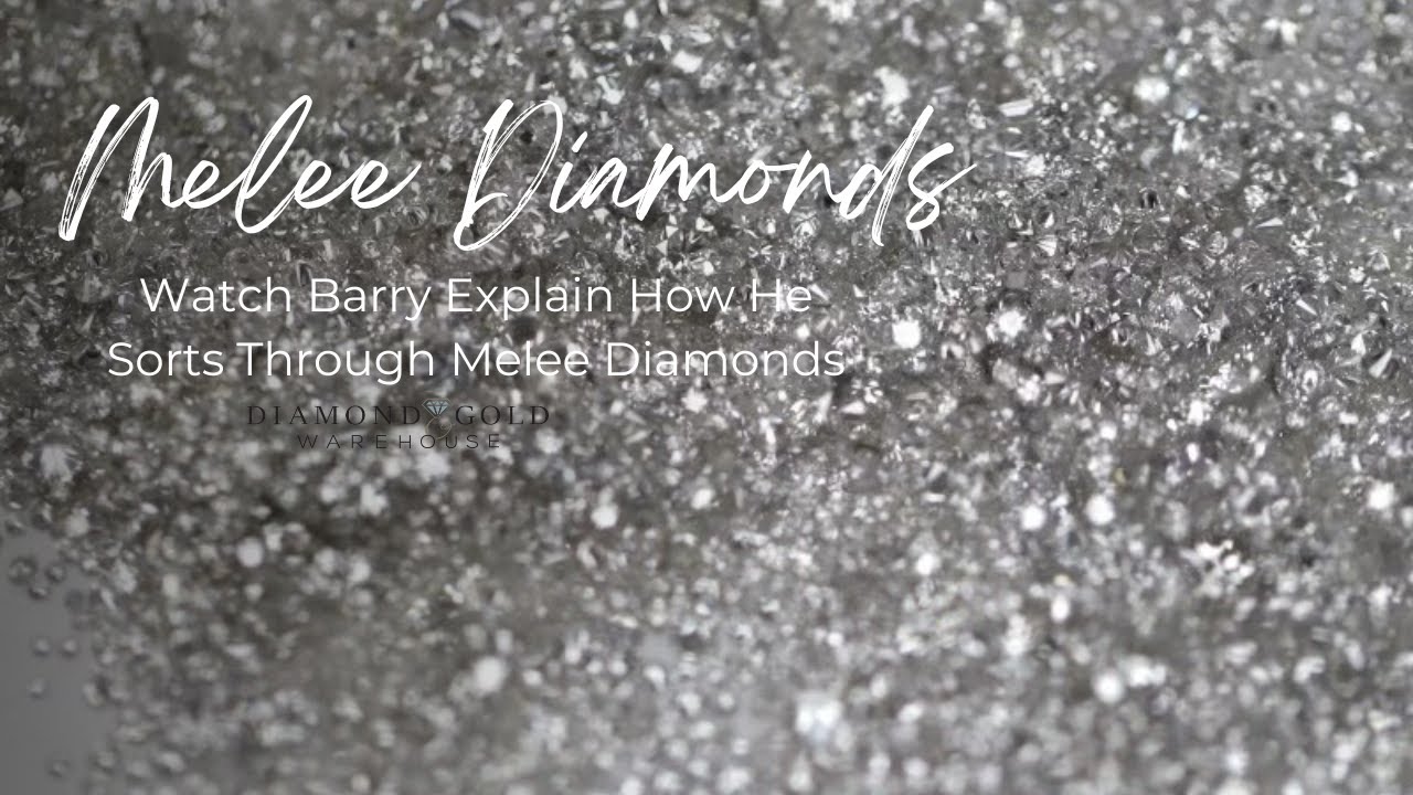 Melee Diamonds - Sorting Diamonds at Diamond and Gold Warehouse - YouTube