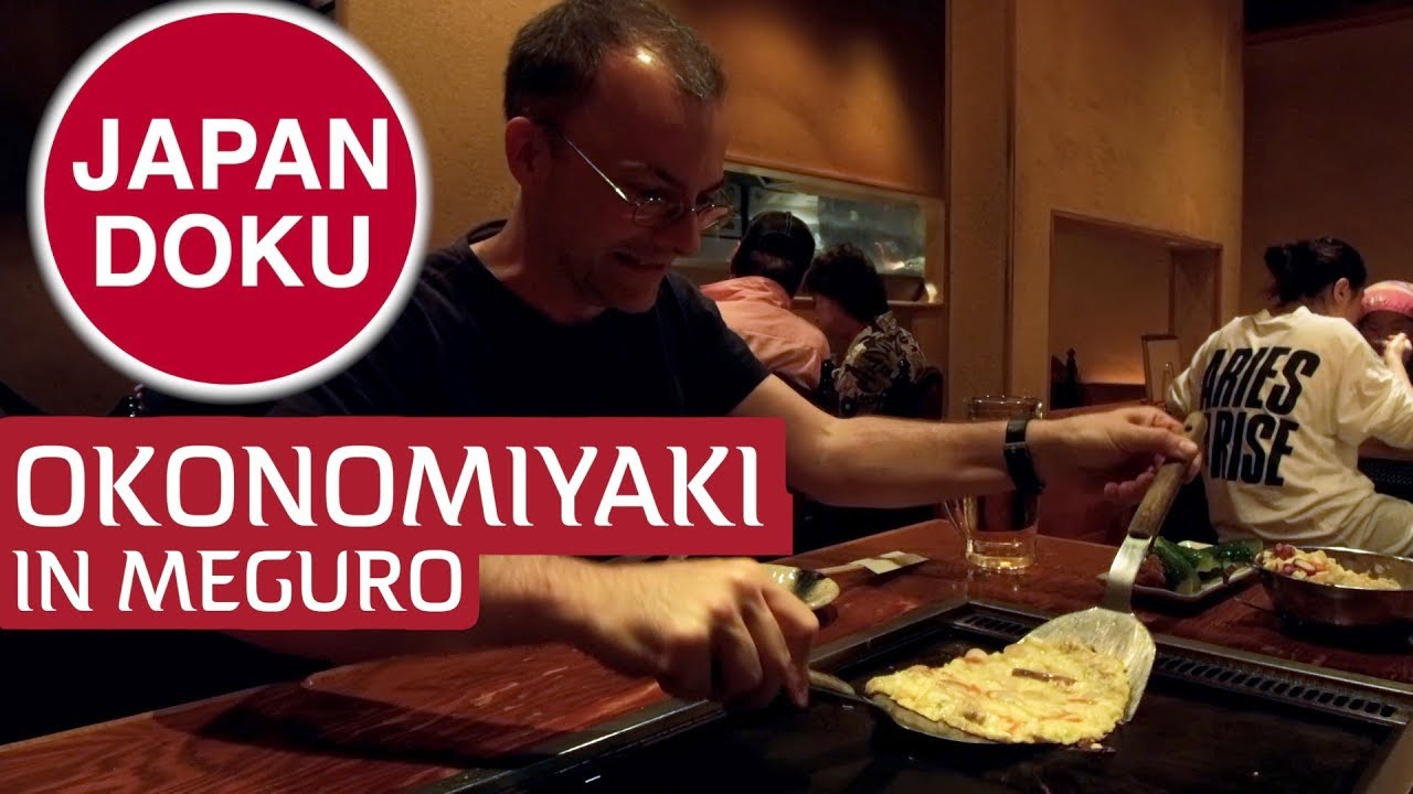 Japan Doku 006: Okonomiyaki in Meguro - YouTube