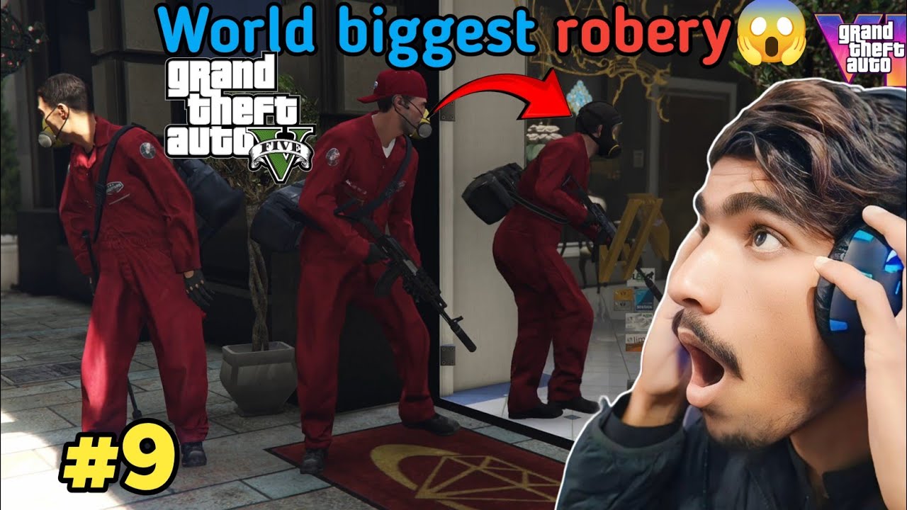 the biggest heist😱 robery in GTA 5 GTA V gameplay before GTA 6 2025 ...