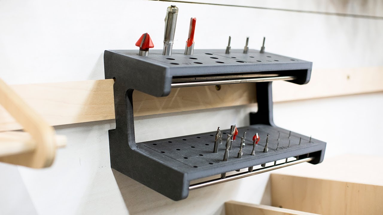 Making a French Cleat Cutter Rack using Shaper Origin - YouTube