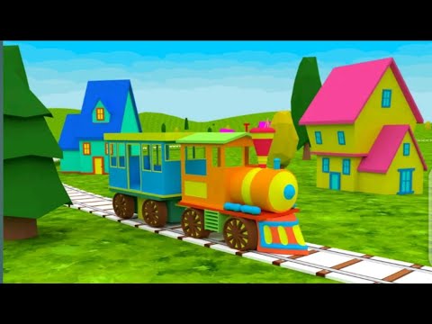 train games for kids station toys cartoon nursery rhymes children songs ...