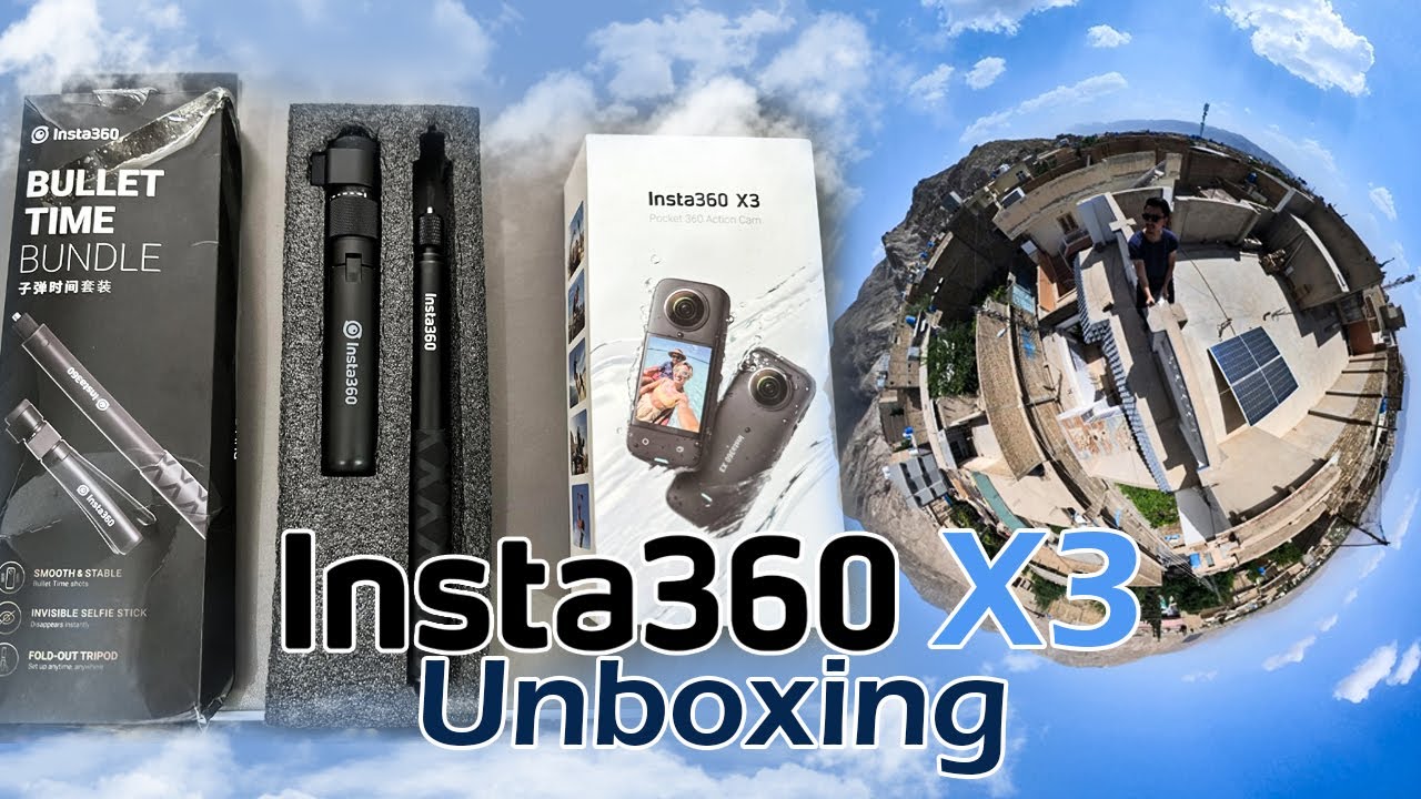 Unboxing insta360 x3 || crazy shots with insta360 x3 || unboxing vlog ...