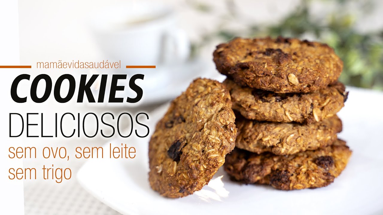 COOKIES FIT * Biscoitos fáceis e deliciosos - YouTube