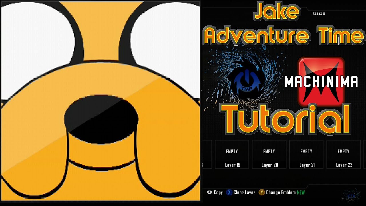 Black Ops 2 - Jake Emblem Tutorial ( Adventure Time ) Playercard Call ...