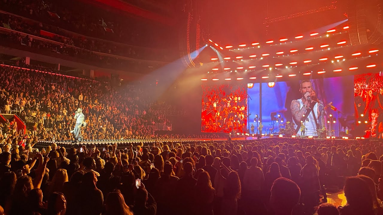 Maroon 5 Live Concert Highlights Love is Like Tour Detroit, MI 11-25-25 ...