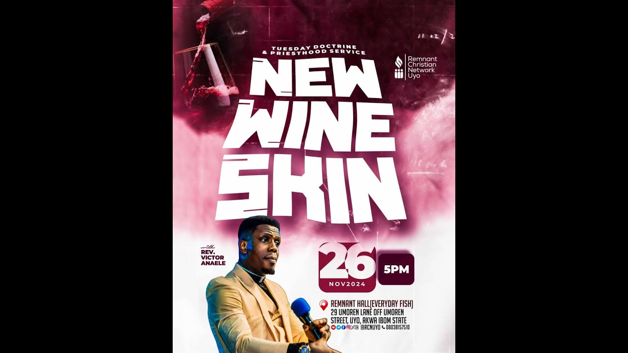 NEW WINE SKIN || 26TH NOVEMBER, 2024 - YouTube