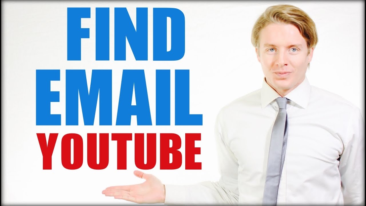 How to Find a Youtube Channel's Email 2016 - YouTube