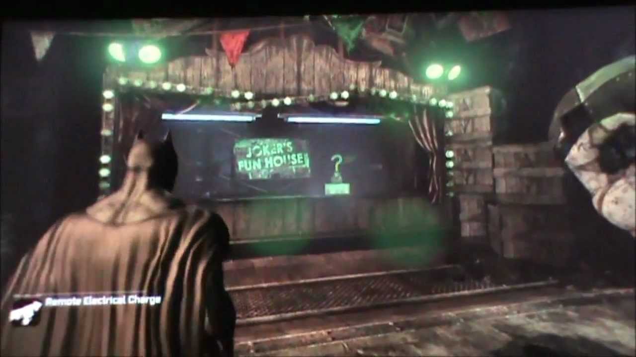 Batman Arkham City Joker's Firing Range & unlocking Harley Quinn ...