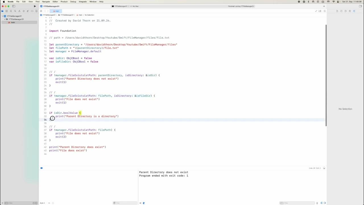 #138 Swift Programming - Introduction to FileManager - YouTube