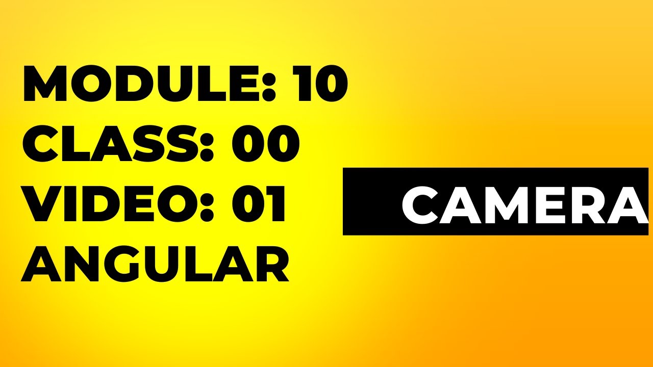 Module-10 Class-00 Video-1 Angular - YouTube