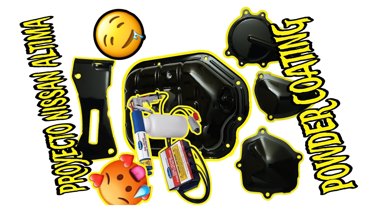 proyecto nissan altima 3.5l powder coating paint - YouTube