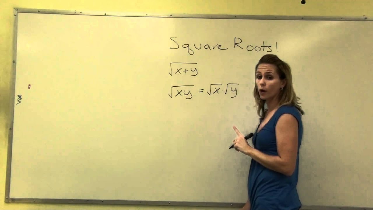 Separating Square Roots YouTube Separating Square Roots YouTube