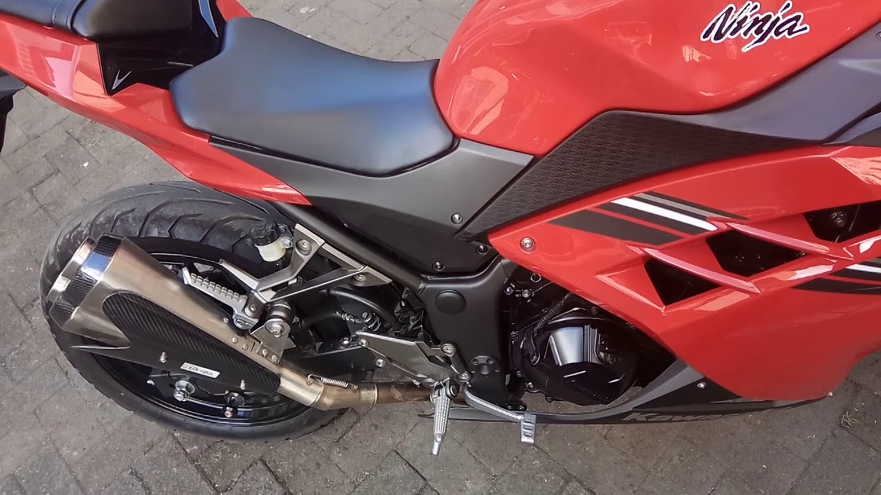 Knalpot CRS CN06 Slip On Ninja 250 Fi - YouTube