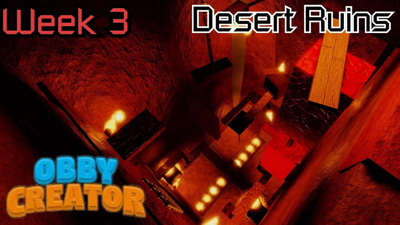 Obby Creator | Desert Ruins (Rework) [Week #3] - YouTube