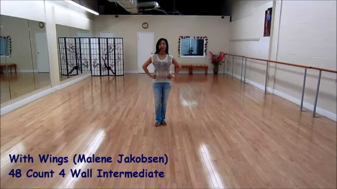 With Wings - Line Dance (Dance & Teach) - YouTube