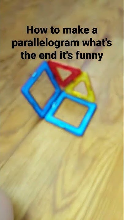 how to make a parallelogram totally normal - YouTube