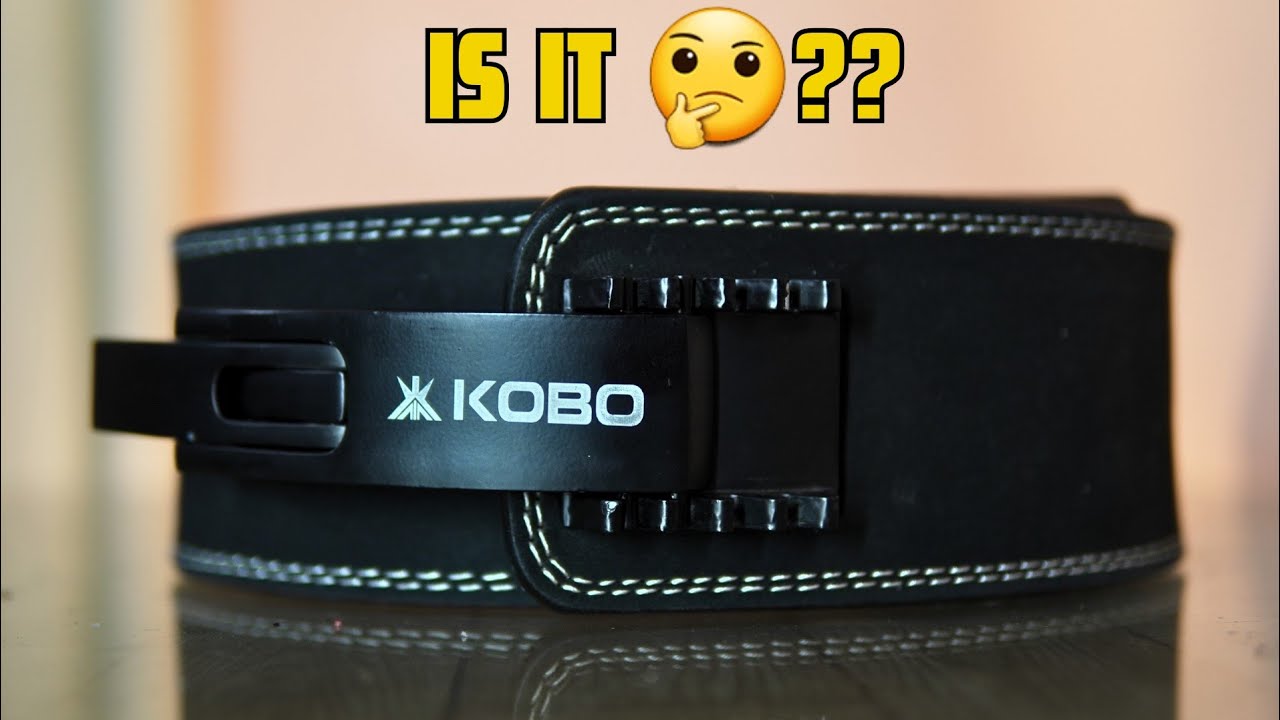 Is This The Best Budget Powerlifting Belt? Kobo 10mm Leather Lever Belt ...