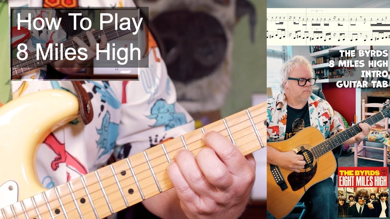 '8 Miles High' The Byrds Guitar & Bass Lesson - YouTube