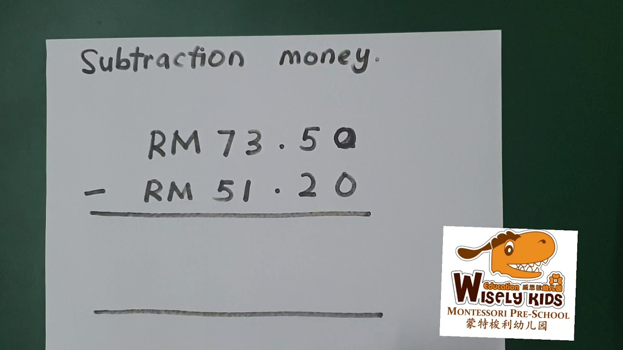 Subtraction money - YouTube