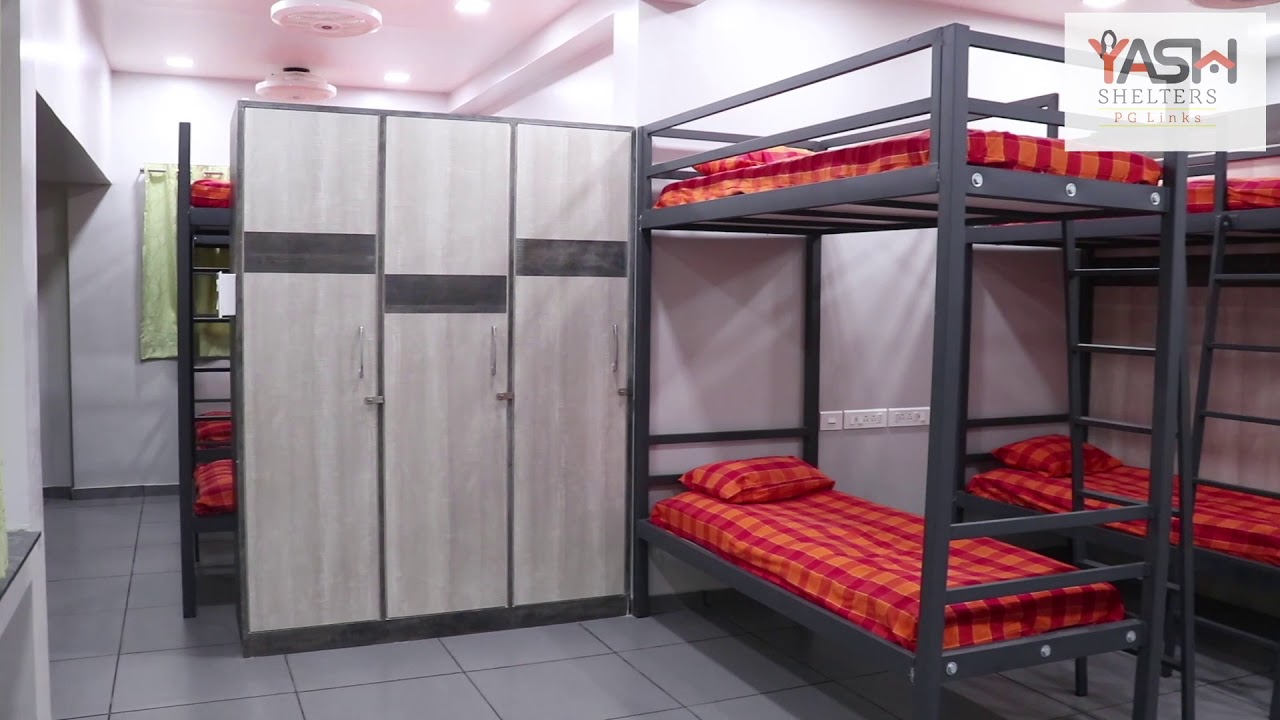 Fully Furnished PG Accommodation For Girls & Working Women - YouTube