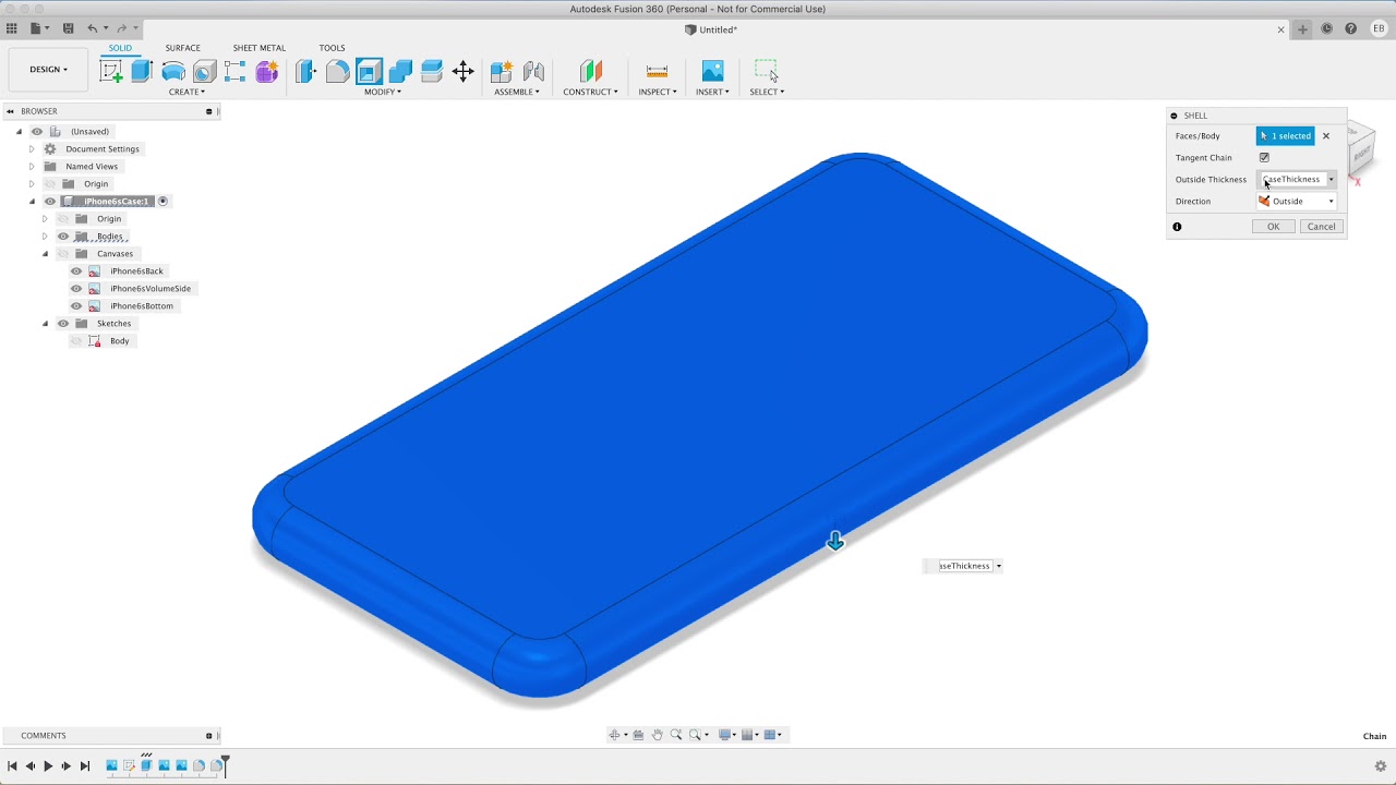Design and 3D print a phone case using Fusion 360 - YouTube