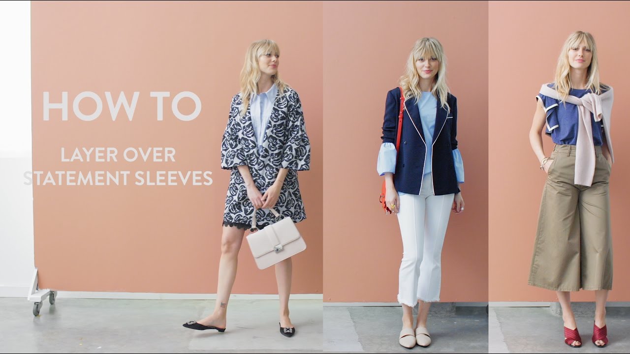 How to Layer Over This Season's Statement Sleeves | Nordstrom - YouTube