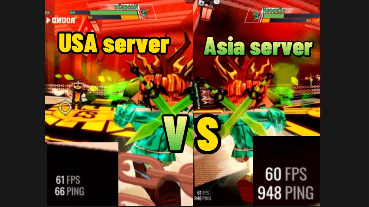 Asia server vs USA server (boxing league) - YouTube