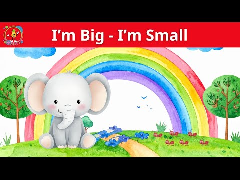 I'm Big I'm Small | Opposites Song for Kids | Learn English