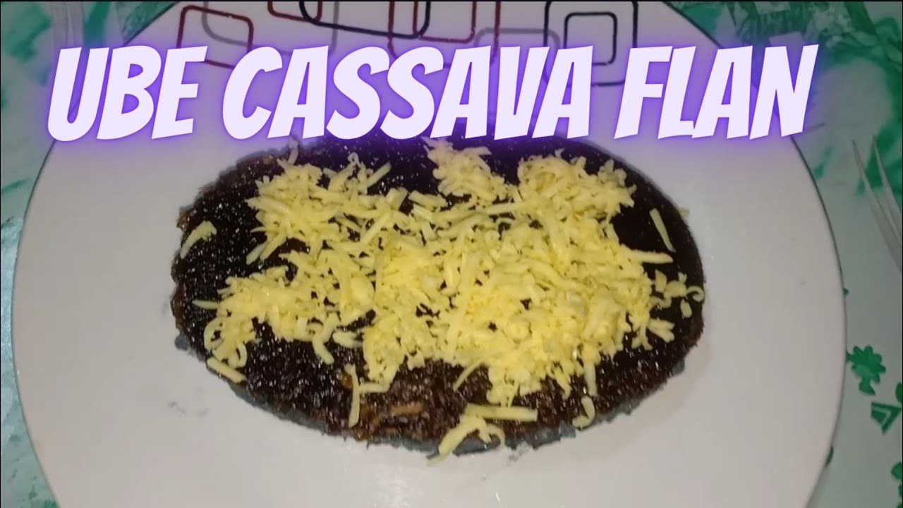 Ube Cassava Flan with Cheese Recipe | Ube Cassava Flan | Ekim World ...