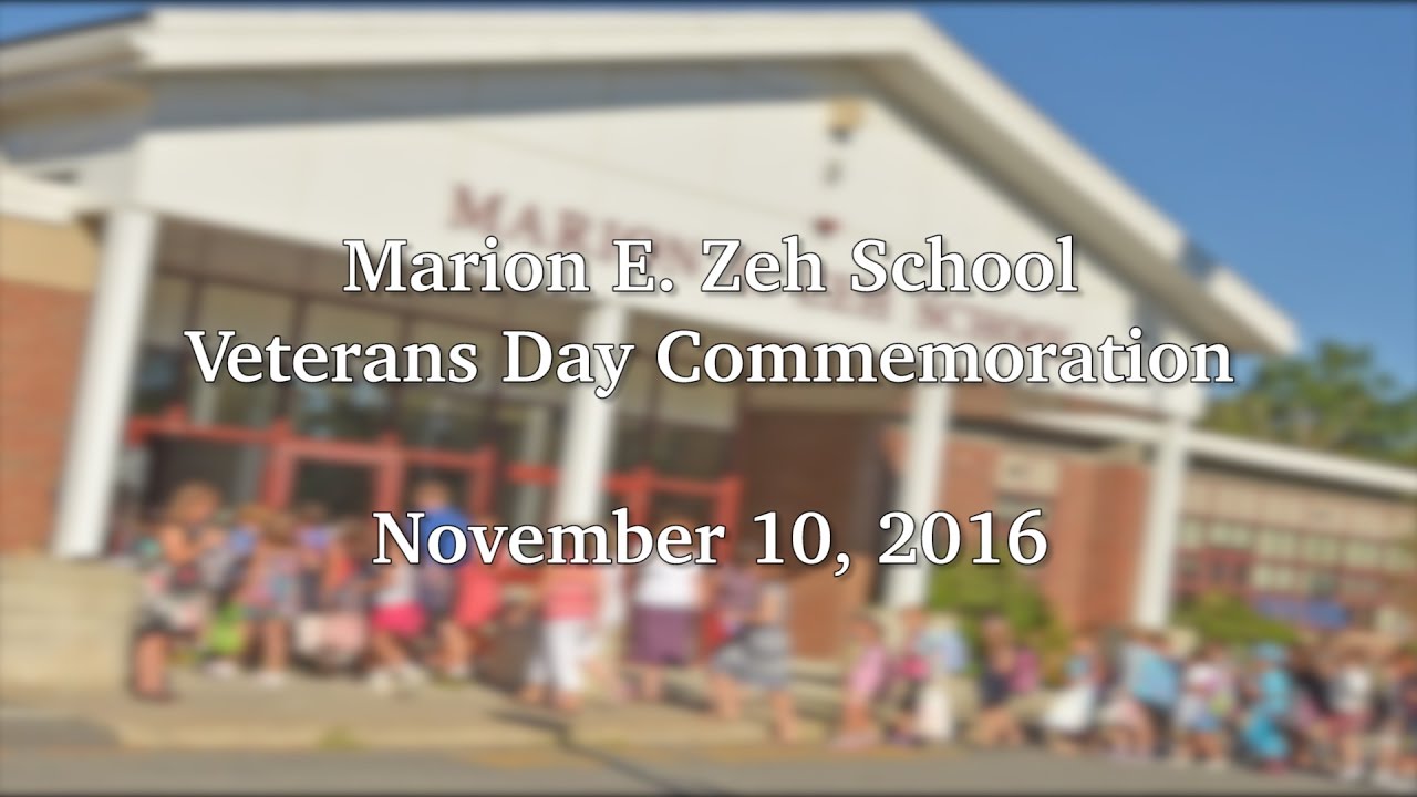 Zeh School Veterans Commemoration - YouTube