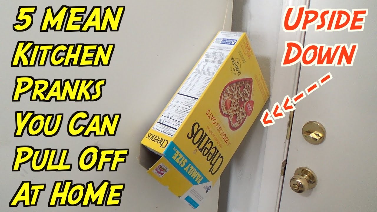 5 Kitchen Pranks You Can Do On Your Mom - YouTube