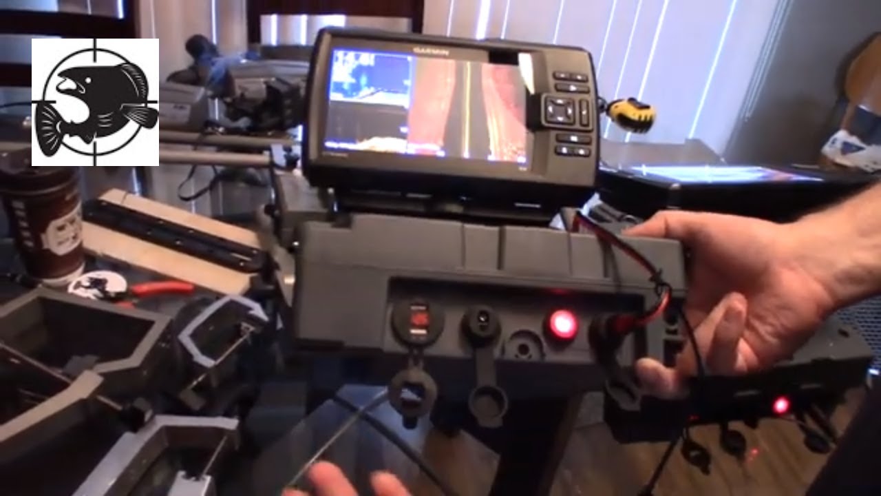 Powered Portable Mount for Garmin Livescope and Other Larger fish ...
