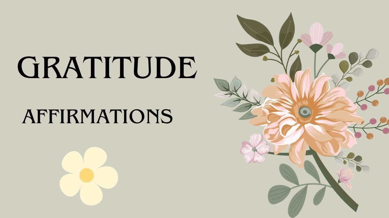 Gratitude Affirmations To Start Your Day | Relaxing Bamboo Water ...