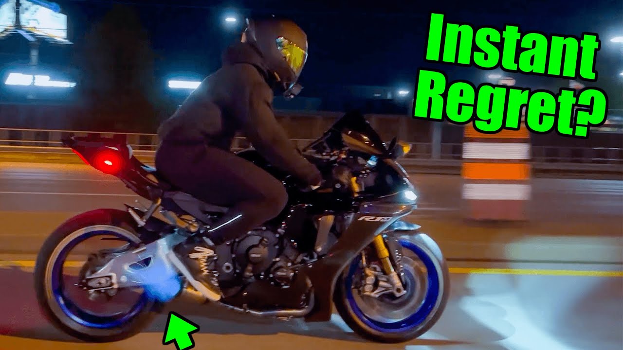 Yamaha R1M First Ride After Dyno & Flame Tune 🔥 | Moore Mafia ECU Flash ...