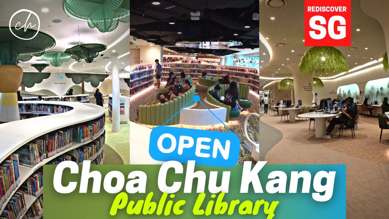 Newest Library in Town! Choa Chu Kang Public Library #VirtualTour # ...