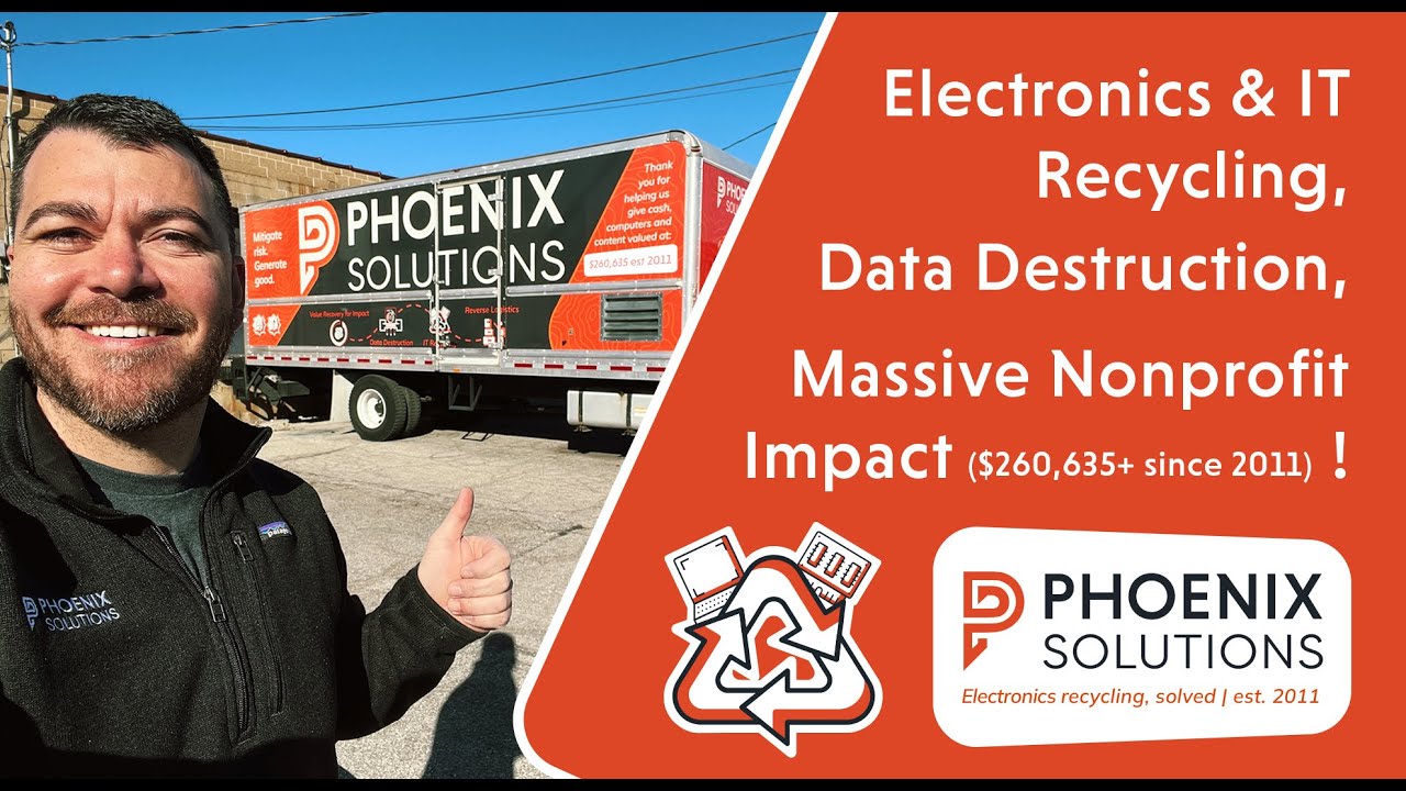 ♻️ Phoenix Solutions 💻 | Electronics Recycling & Data Destruction in St. Louis, est. 2011 - YouTube